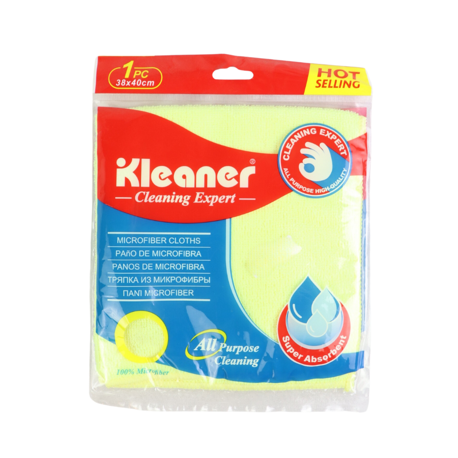 Kleaner Microfiber Cleaning Cloth - Super Absorbent, All-Purpose 38x40 ...