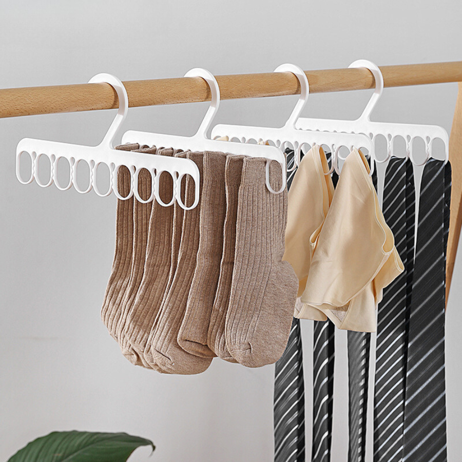 Buy Durable Multi-Hook Socks Hanger - Pack of 2 - Easy Organization ...