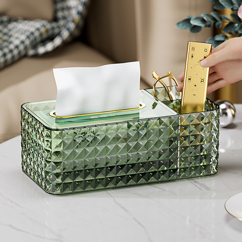 Crystal tissue box cover store