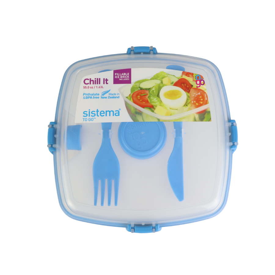 Sistema Chill It To Go Food Storage Container 1.6L | BPA-Free, Includes ...