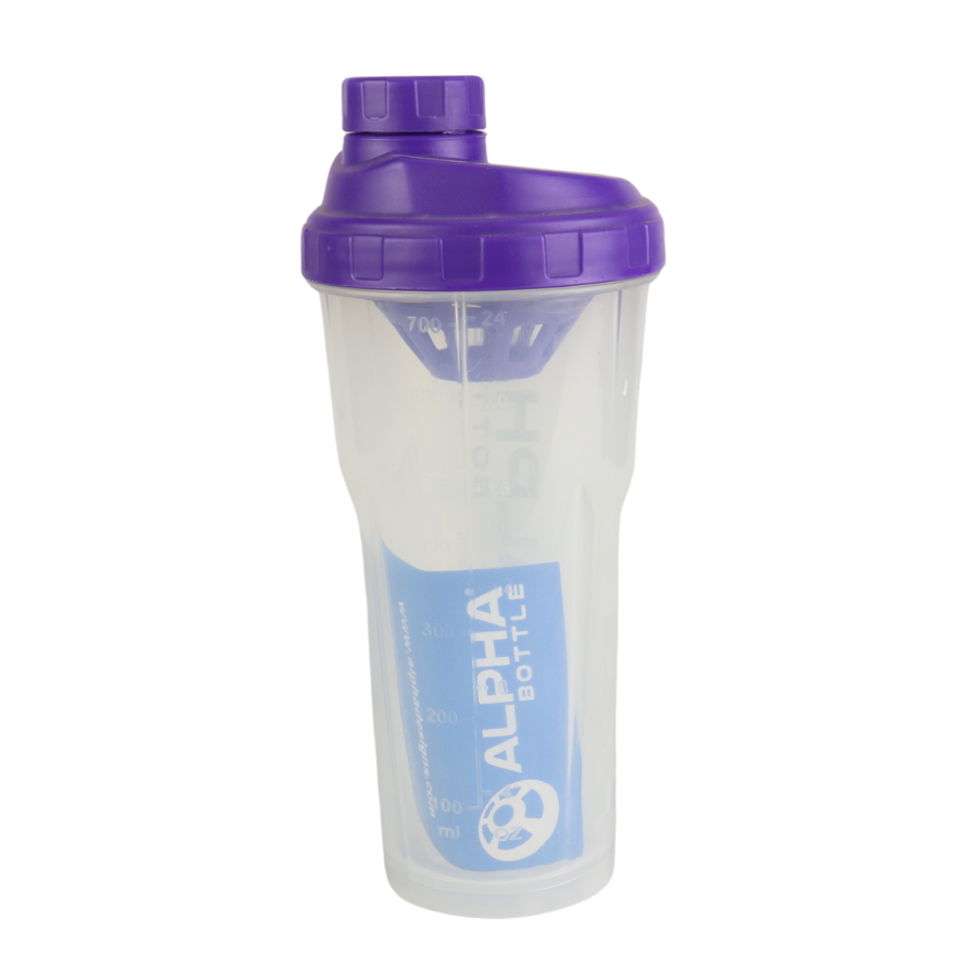 Alpha Bottle Shaker 700ml - Leak-Proof Protein Shaker with Mixing Grid ...