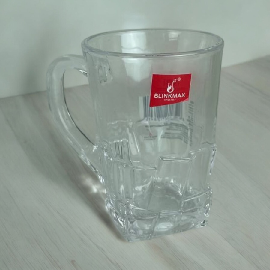 Blinkmax Glass Mug Set Of 6 - 155ml Compact Design | Cupindy