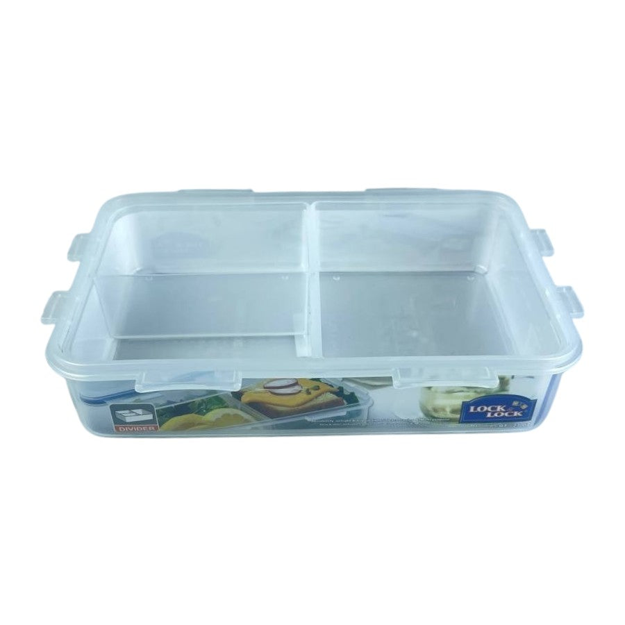 Look & Lock Airtight Divided Food Storage Container, 800ml | Cupindy