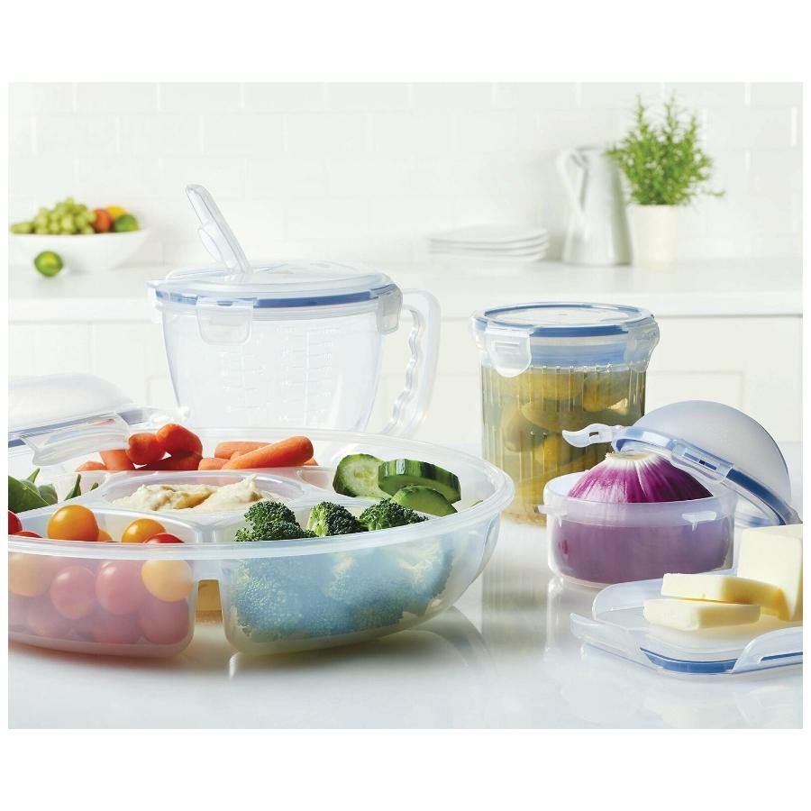 LOCK & LOCK - Easy Essentials Food Storage Container With Dividers - H