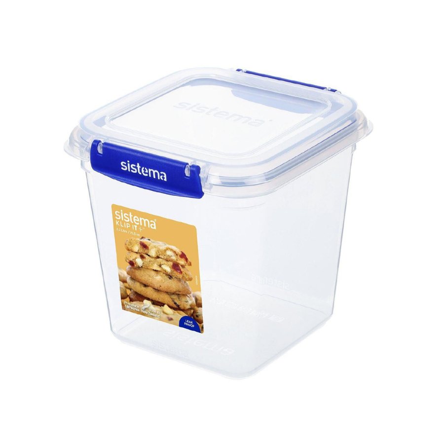 Sistema 2.2L Square Food Storage Container - Random Colors | Cupindy